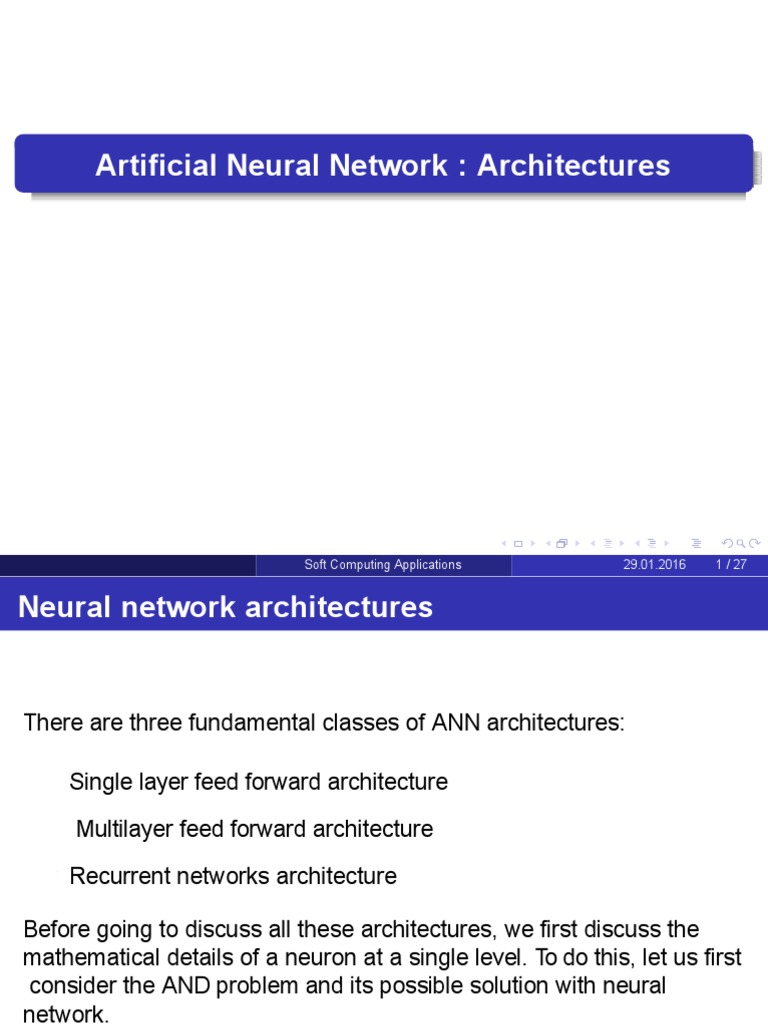 4ANN Architecture | PDF | Artificial Neural Network | Cybernetics