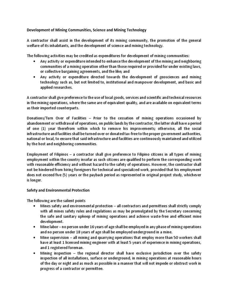 RA 7942 Report | PDF | Water Right | Mining