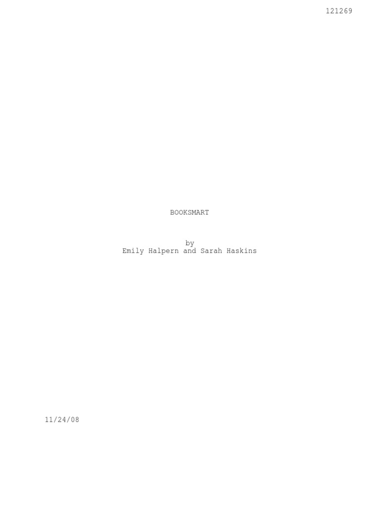 BOOKSMART by Emily Halpern and Sarah Haskins | PDF