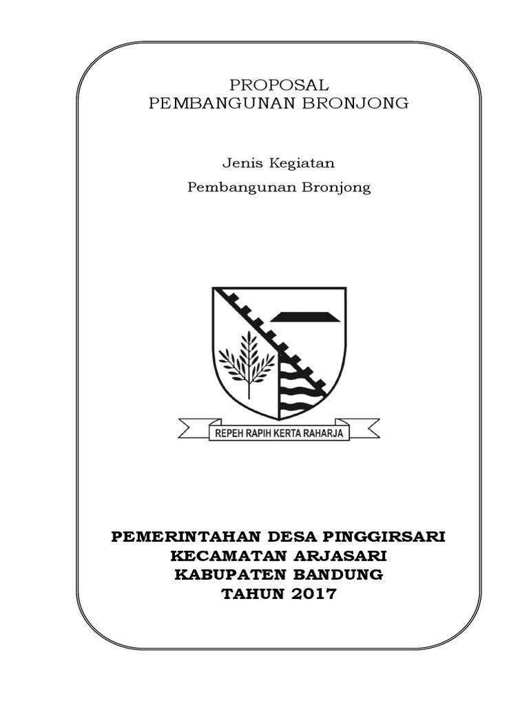 Proposal Bronjong | PDF