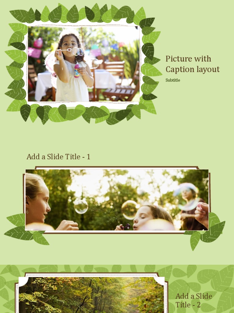Picture With Caption Layout: Subtitle | PDF
