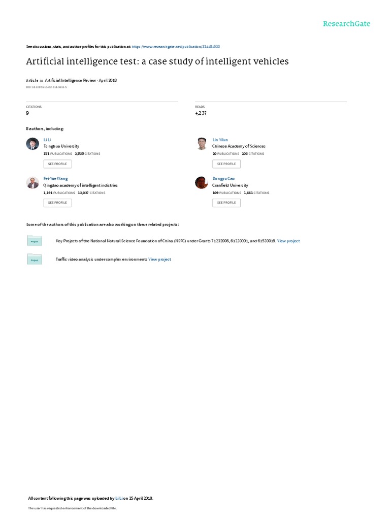 AI Case Study | PDF | Artificial Intelligence | Intelligence (AI ...