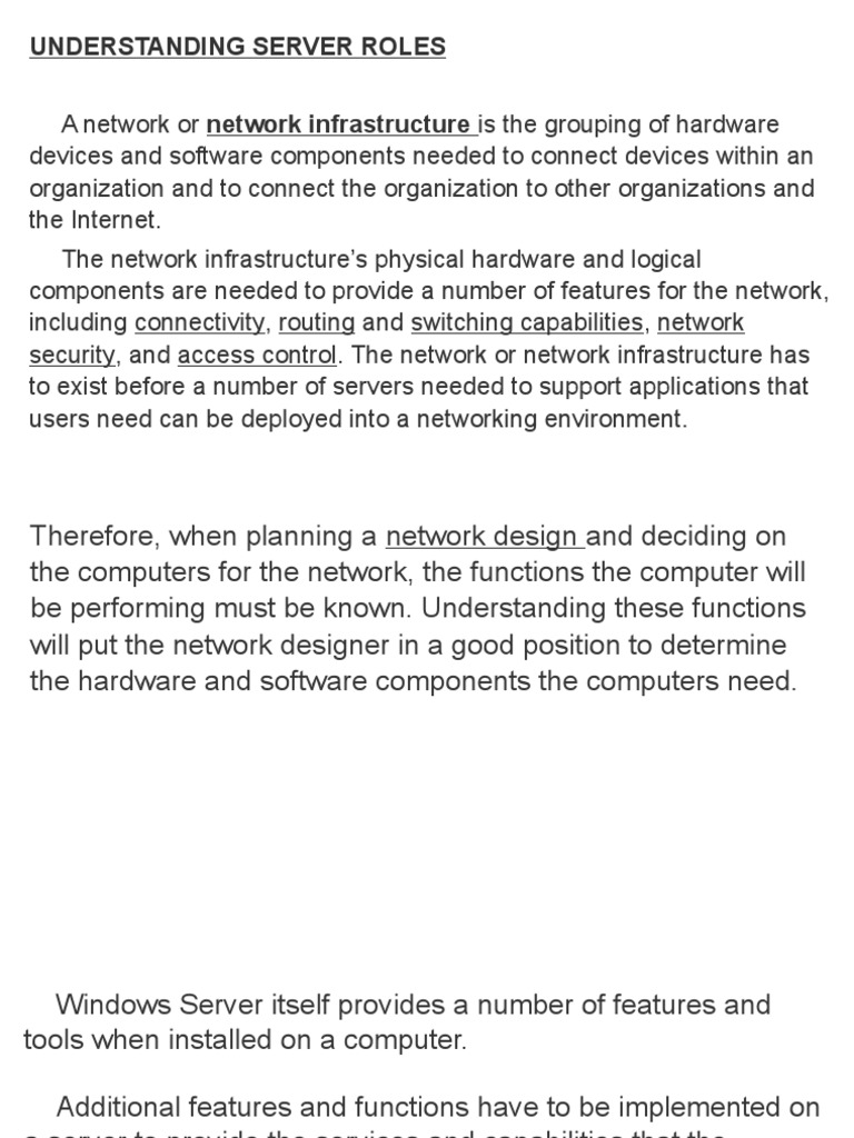 Understanding Essential Server Roles: A Breakdown of File, Print ...