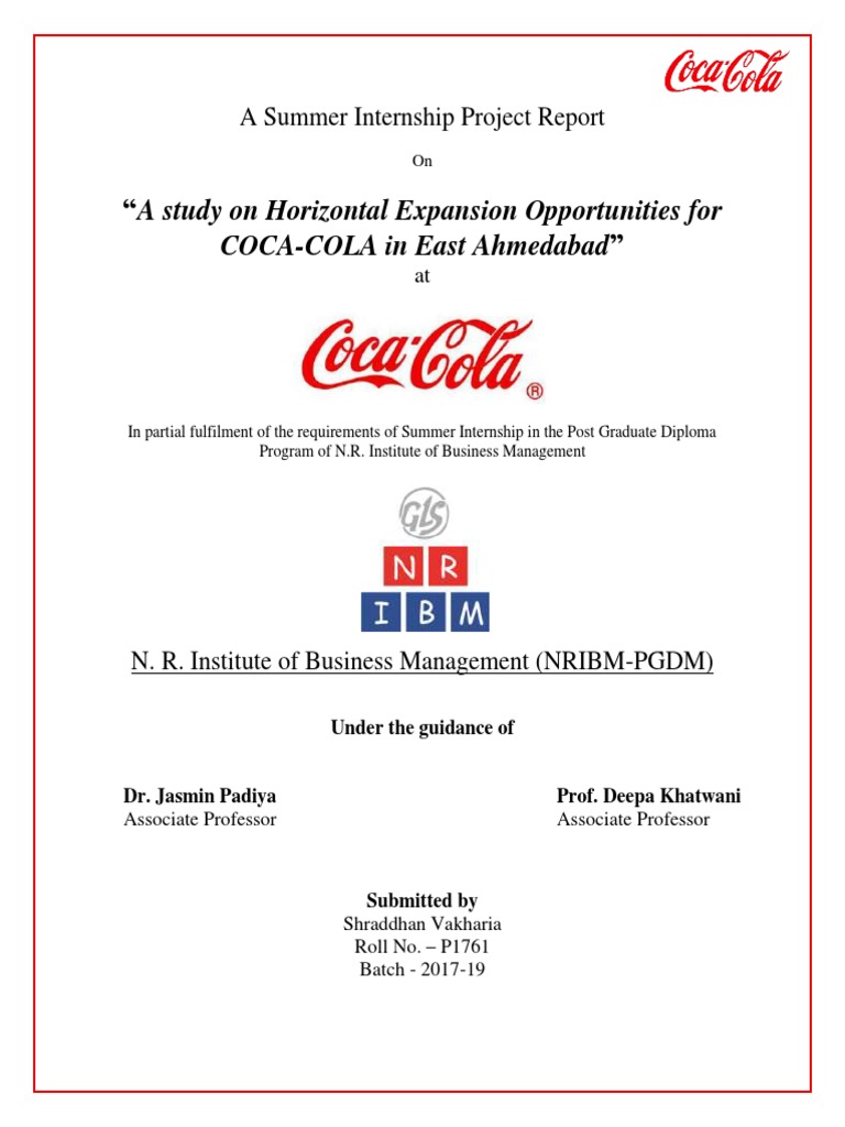 Coca - Cola Sip Project | PDF | Coca Cola | Soft Drink
