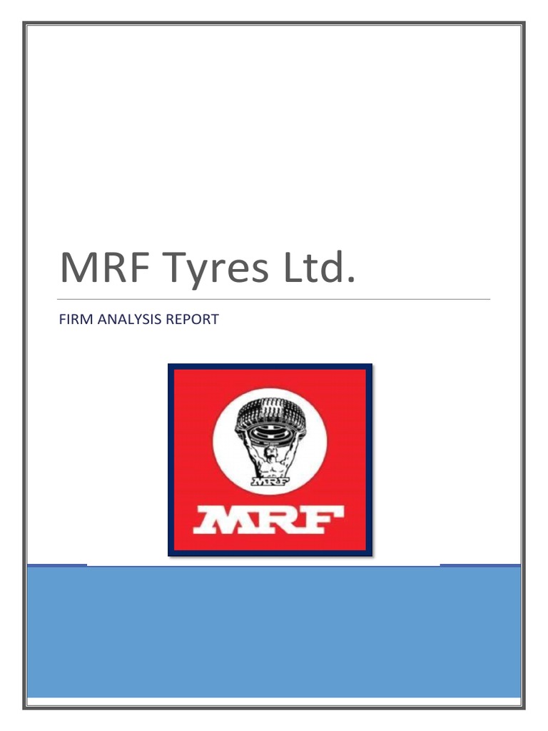 MRF | PDF | Tire | Innovation
