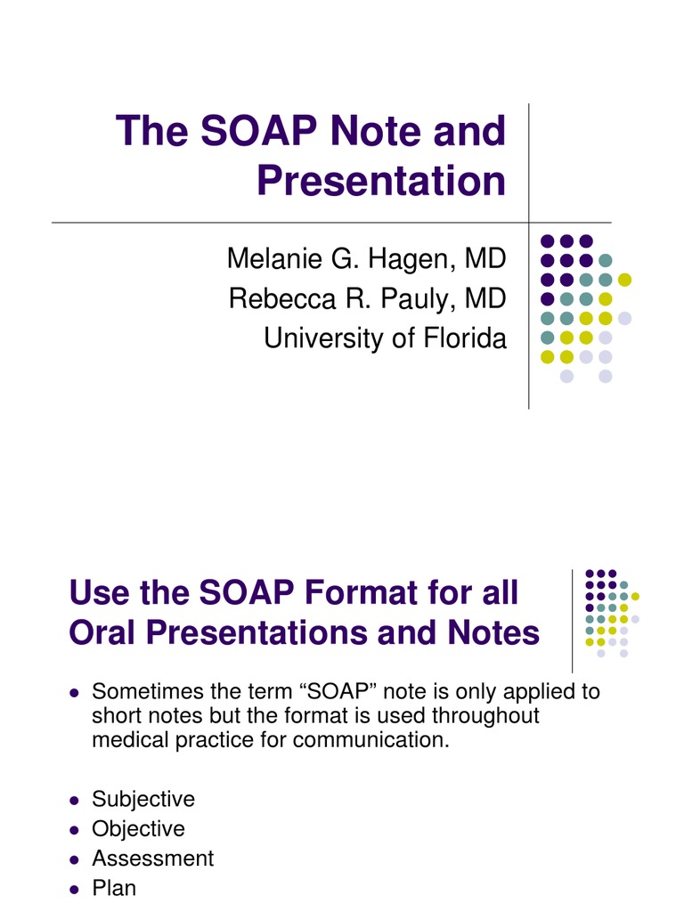 Soap Note Handout 06 | Download Free PDF | Diseases And Disorders ...