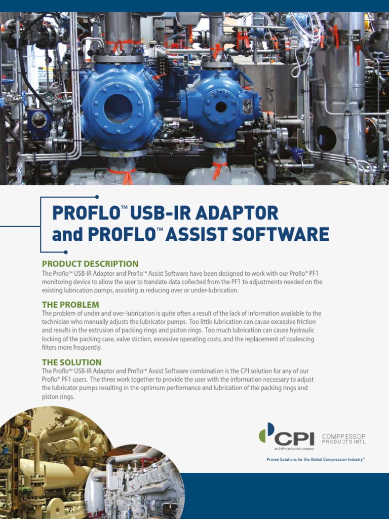 CPI ProFlow Software | PDF | Usb | Pump