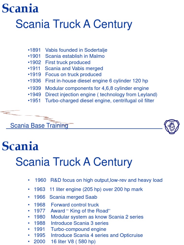 Scania Basic General (4series & Cabs-Andi Ver 24 Mar 2005) | PDF ...
