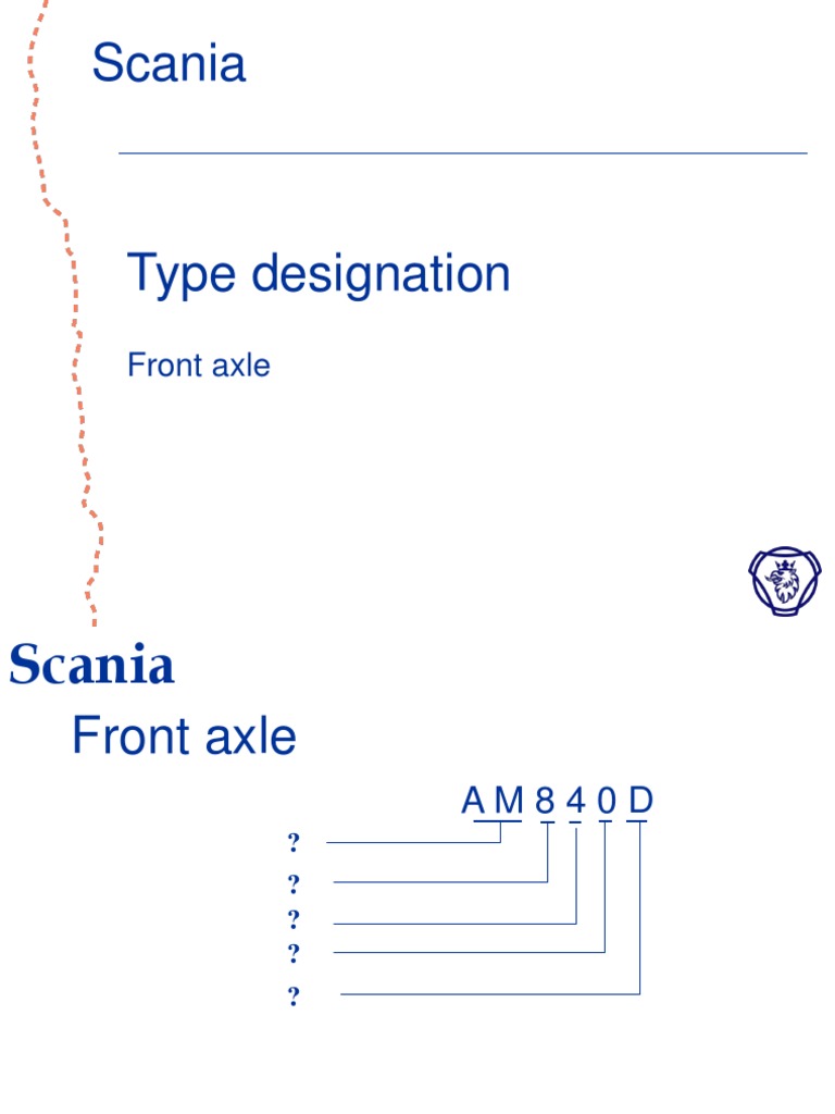 Scania Axles: Design & Specifications | PDF | Axle | Suspension (Vehicle)
