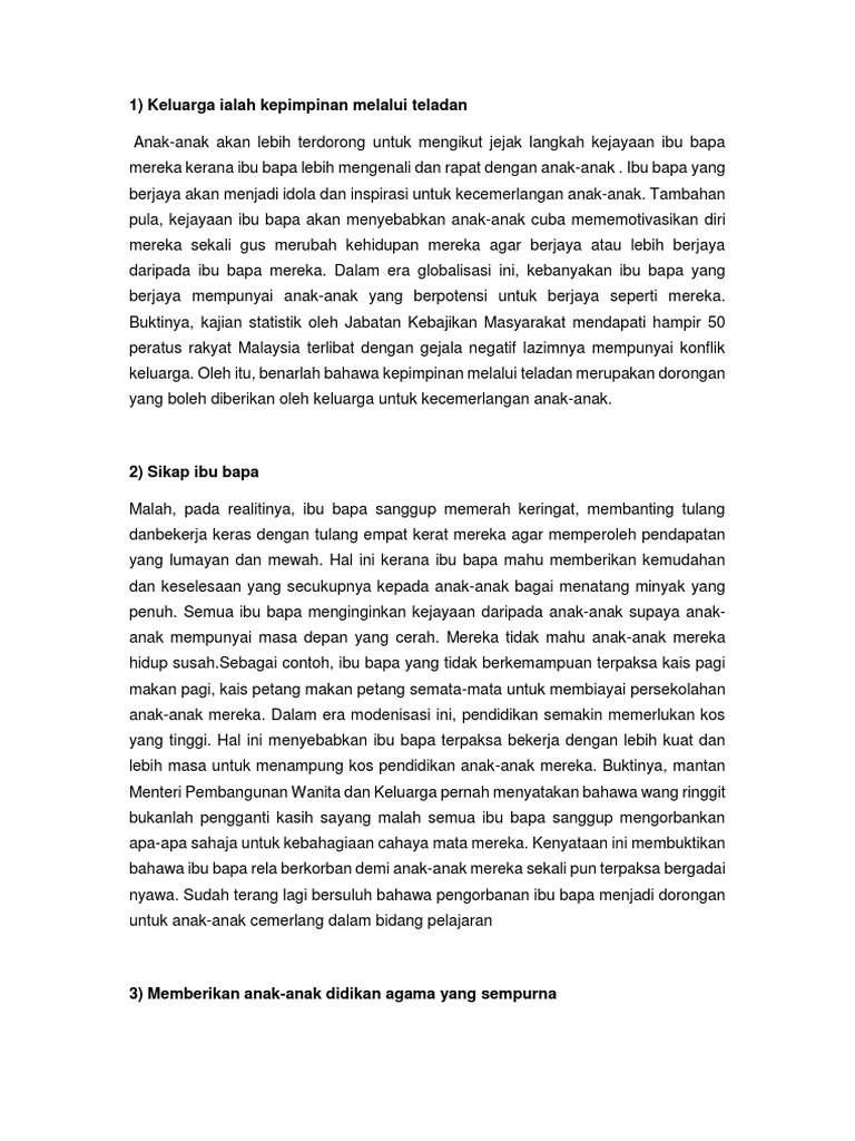 Keluarga Bahagia Remaja Cemerlang | PDF