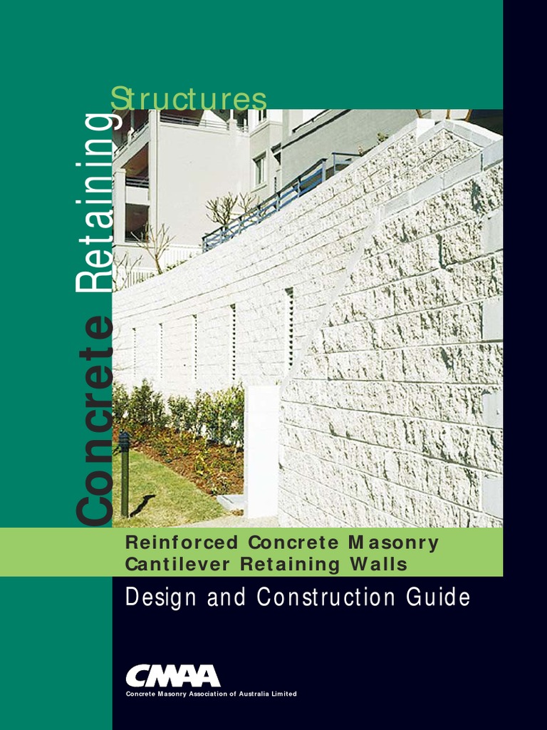 Concrete Masonry Retaining Structures | PDF | Geotechnical Engineering ...