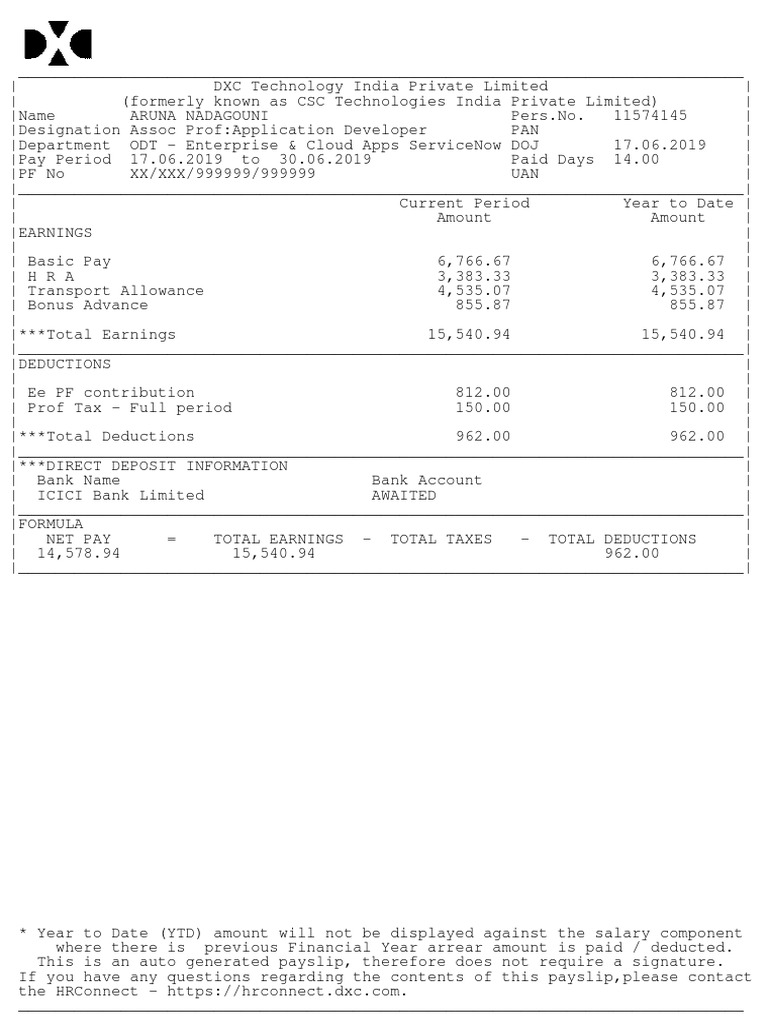 June Salary | PDF | Government Finances | Taxes