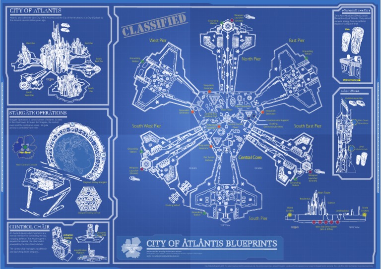 Mapa Ciudad de Atlantis | PDF | Ancient Astronaut Speculation | Science ...