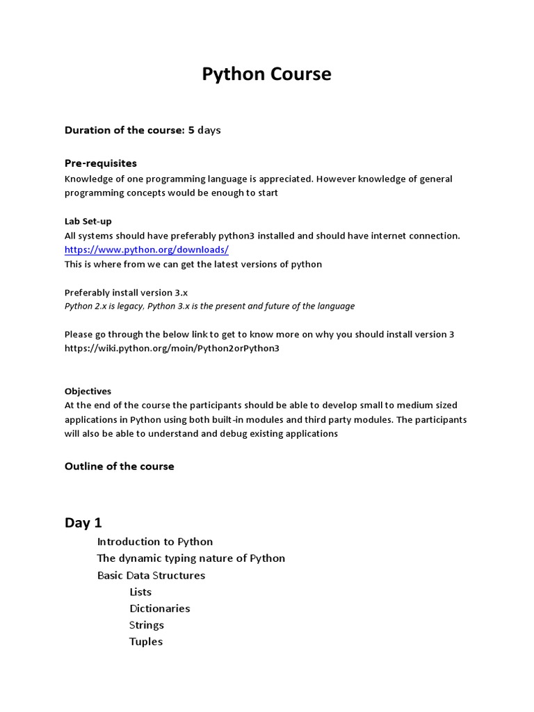 Python TOC | PDF | Python (Programming Language) | Modular Programming