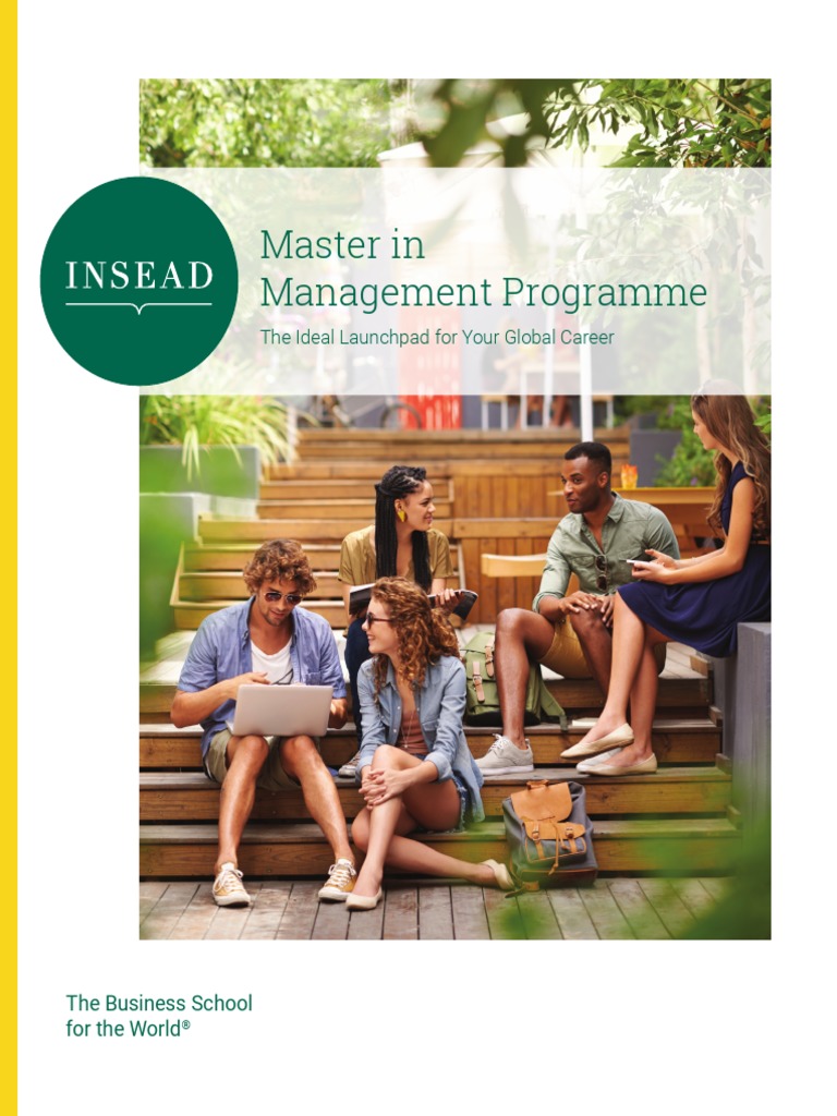 INSEAD DP Brochure 2019 - MIM FINAL 26 June 2019 PDF | PDF | Curriculum ...