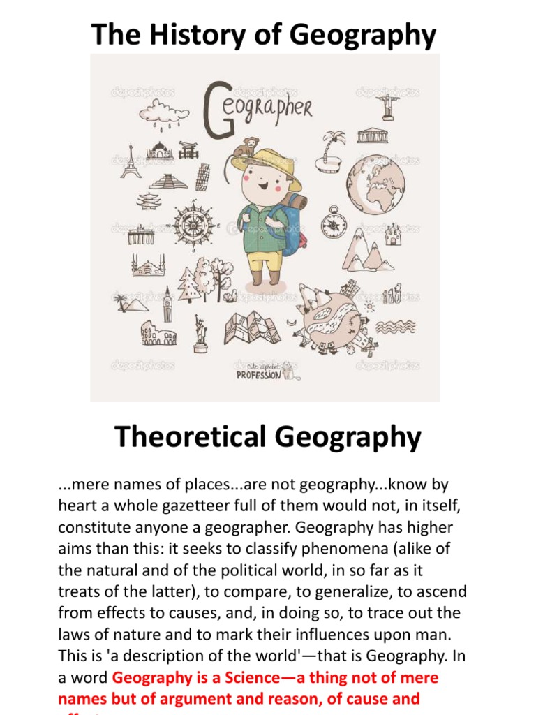 The History of Geography | PDF | Geography | Theory