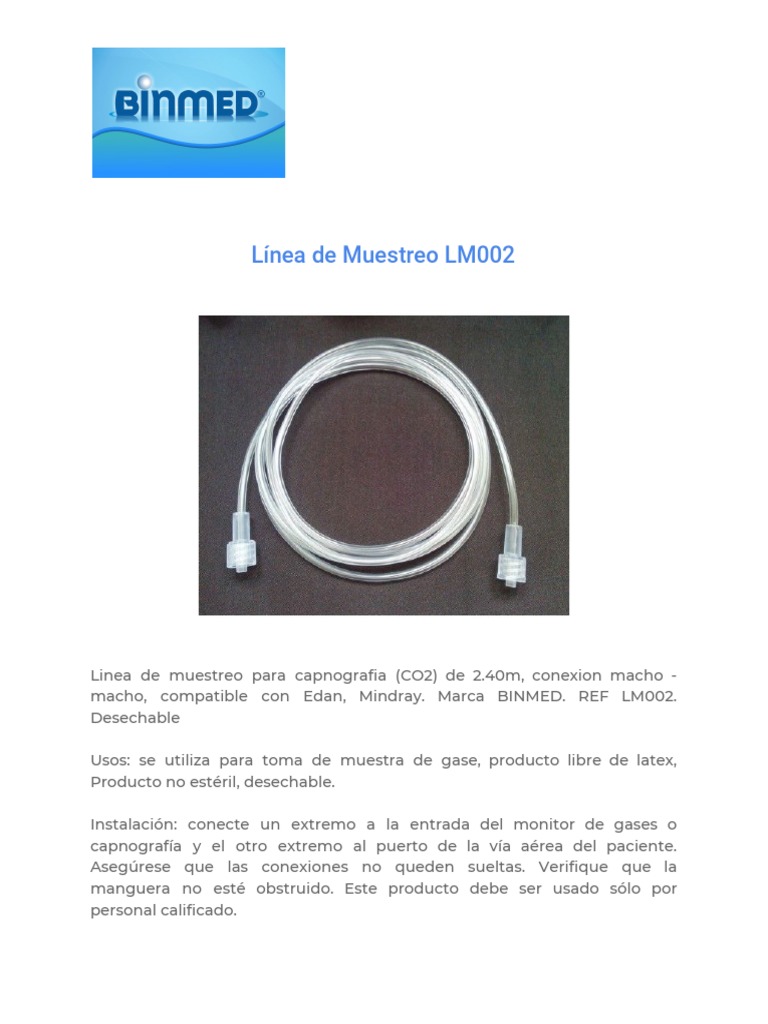 Linea de Muestreo LM002 Binmed | PDF