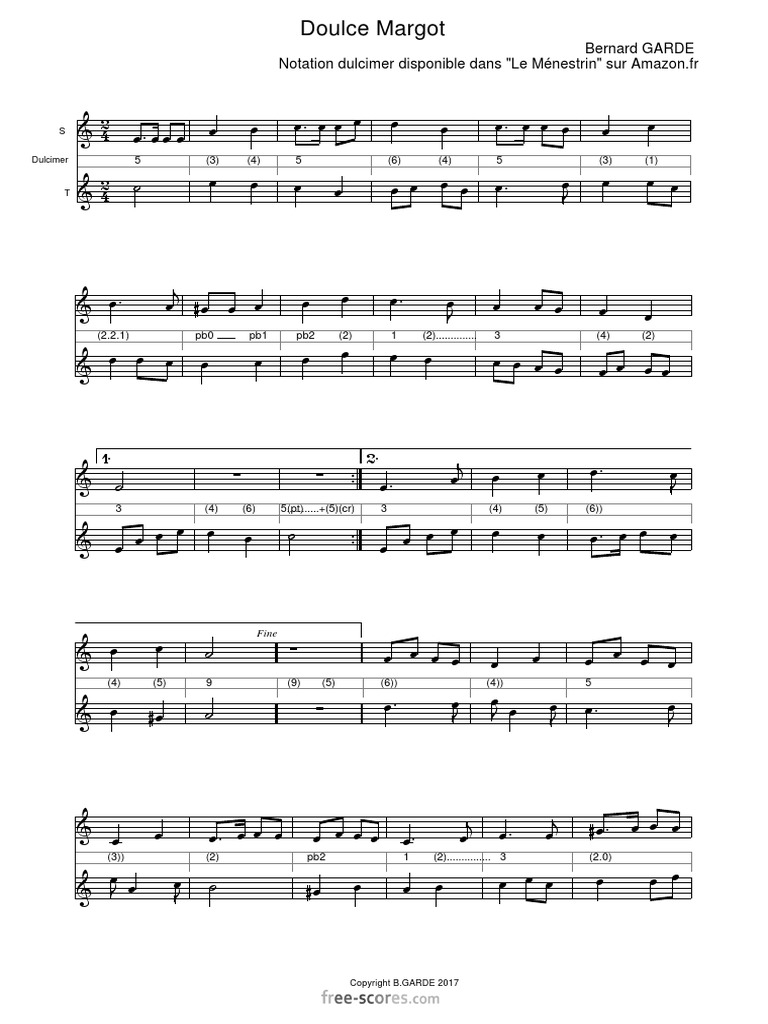 Dulcimer Sheet Music | PDF