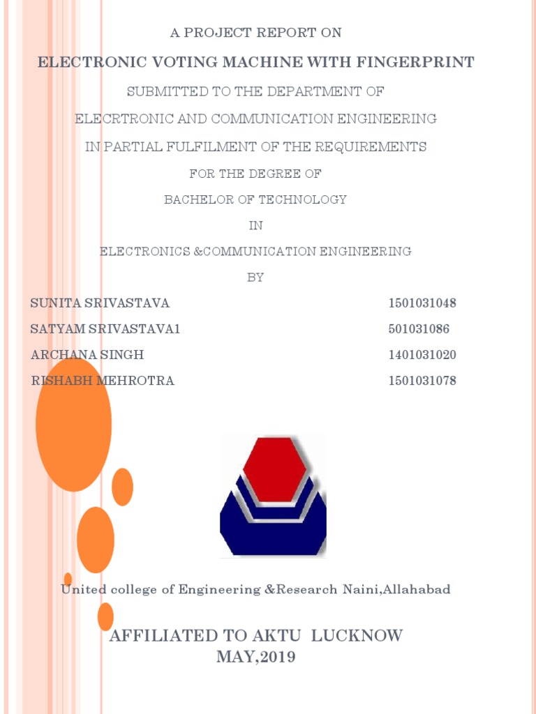 Electronic Voating Machine | PDF | Electronic Voting | Voting Machine