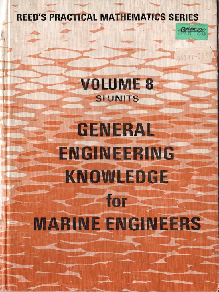 Vol. 08 - Reed's General Engineering Knowledge For Marine Engineers | PDF