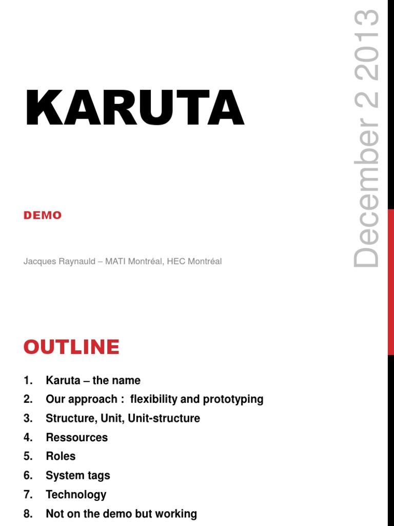 Karuta: Jacques Raynauld - MATI Montréal, HEC Montréal | PDF | World Wide Web | Internet & Web