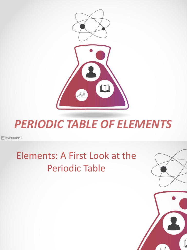 Periodic Table of Elements | PDF | Chemical Compounds | Chemical Elements