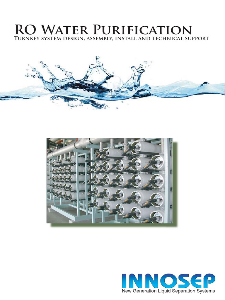 Reverse Osmosis Brochure | PDF | Osmosis | Membrane