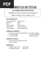 Curriculum Jonathan | PDF