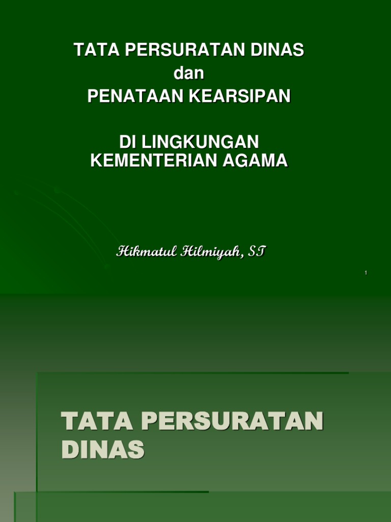 Tata Cara Persuratan | PDF