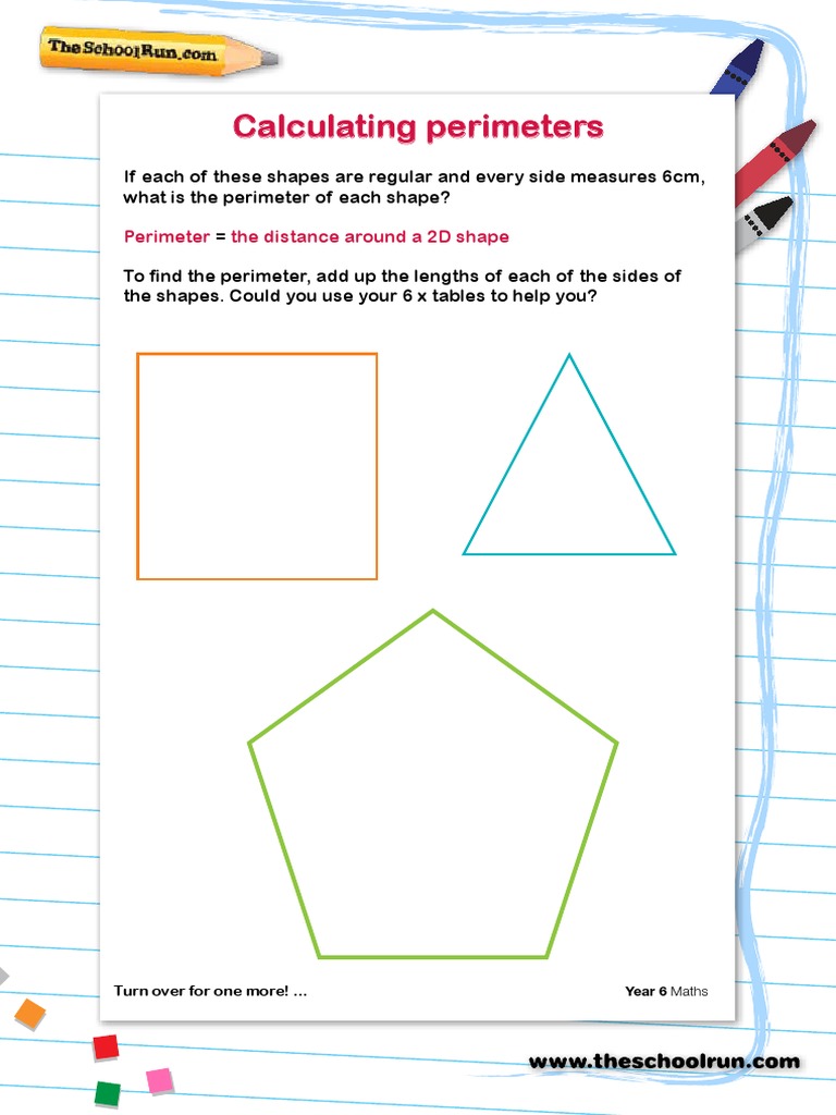 Calculating Perimeters: Perimeter The Distance Around A 2D Shape | PDF