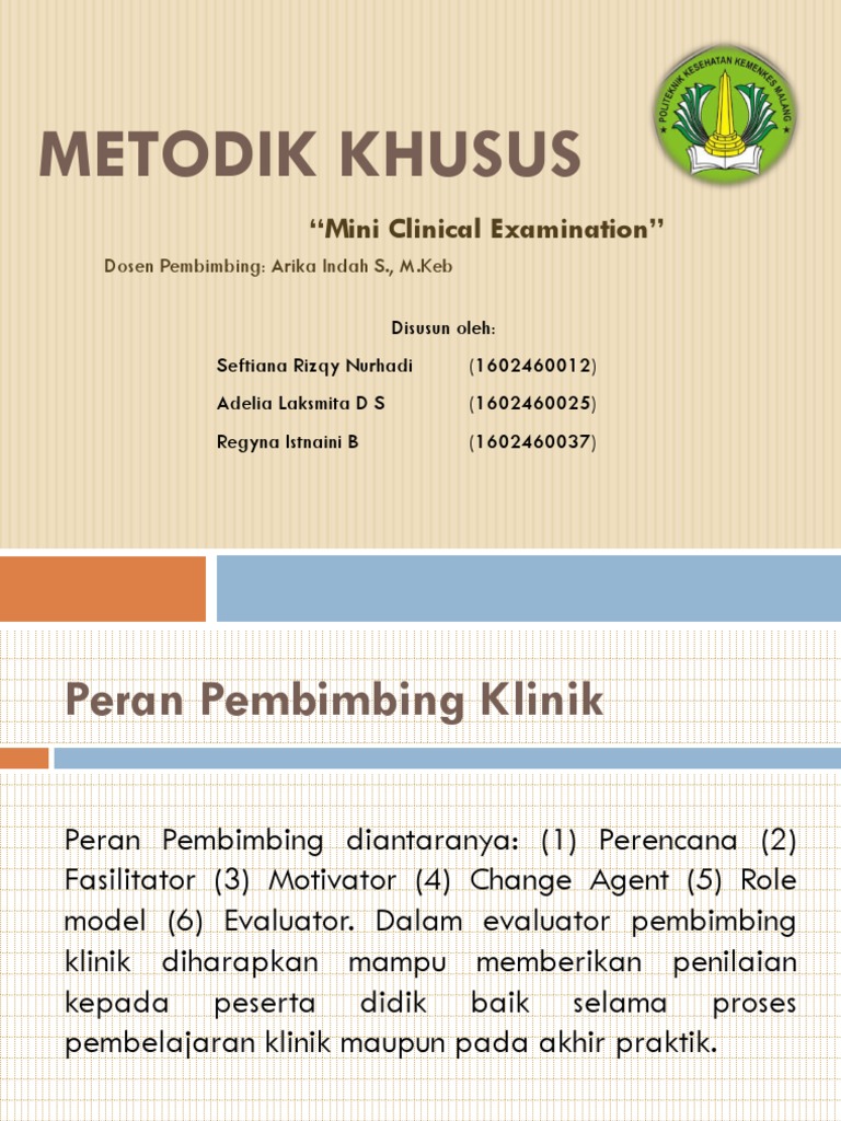 Kelompok 5 Mini Clinical Examination | PDF
