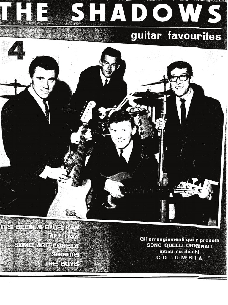 The Shadows Music Sheet The 4th Album of Guitar Favourites | PDF