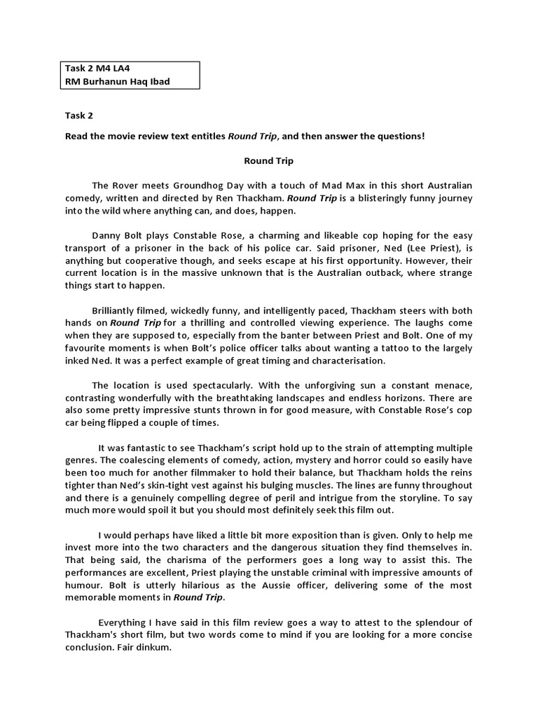Task 2 M4 LA4 RM Burhanun Haq Ibad | PDF