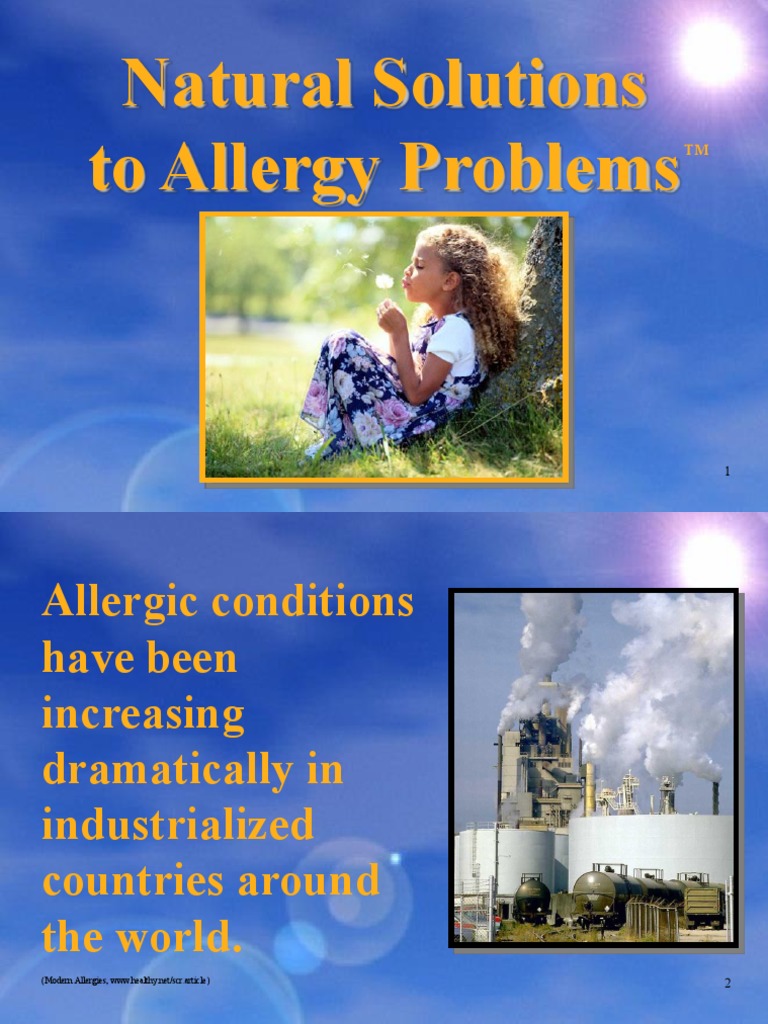 Natural Solutions To Allergy Problems | PDF | Allergy | Chiropractic