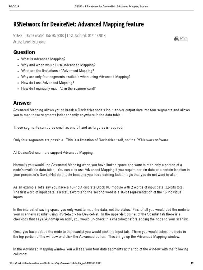 Advanced Mapping in RSNetworx | PDF | Bit | Byte