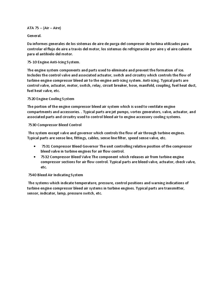 Ata 75 | PDF | Turbocompresor | Carburador