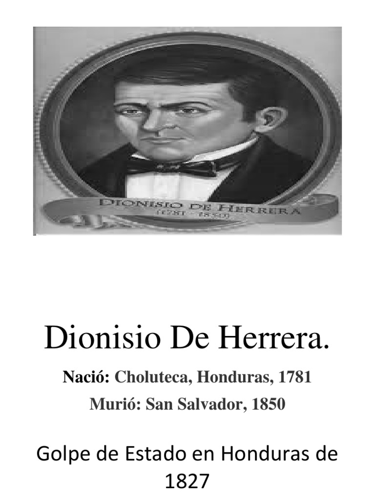 Dionisio de Herrera | PDF | Honduras | Centroamérica