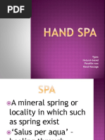 Hand Spa Tools, Supplies and Equipment | PDF