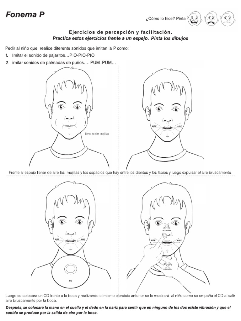Ejercicios de Fonemas para Niños | PDF