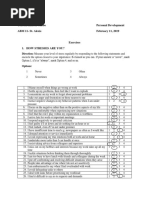 Barkley Deficits in Executive Functioning Scales | PDF | Self-Improvement