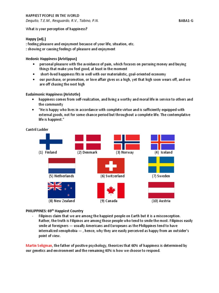 Happiest People in The World | PDF | Universal Health Care | Health Care