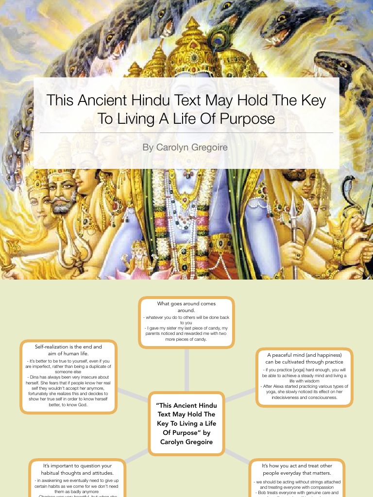 This Ancient Hindu Text May Hold The Key To Living A Life of Purpose ...