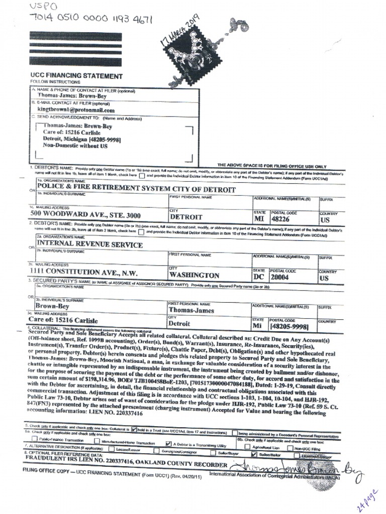 Wisconsin Filing Illegally Refused | PDF