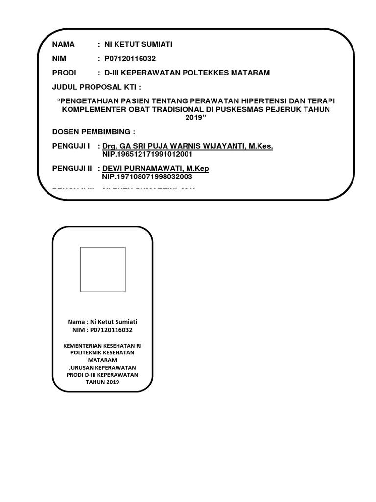 Cover Map Proposal Skripsi | PDF