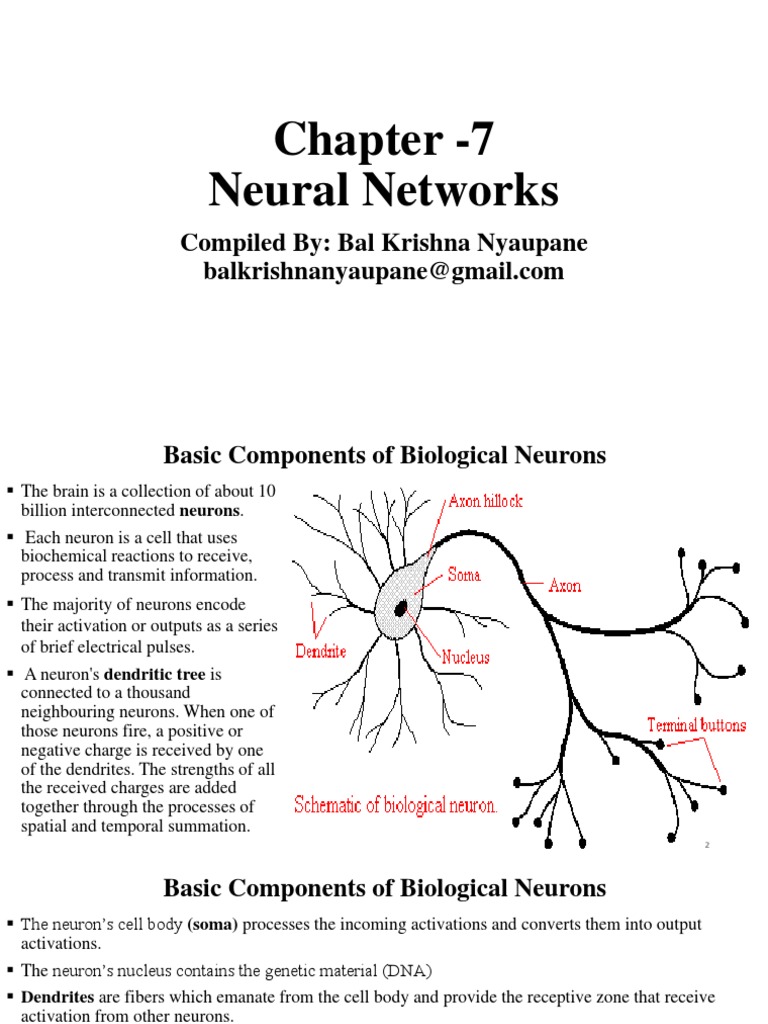 Chapter 7 - Neural-Networks | PDF | Artificial Neural Network ...