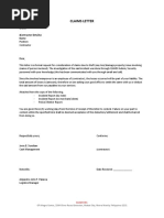 Affidavit of Low Income Sample | PDF | Social Science