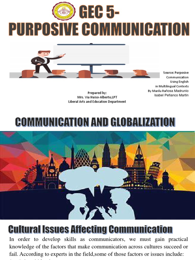 Gec 5 PPT Midterm WK 2 4 Communication and Globalization | PDF | Race ...