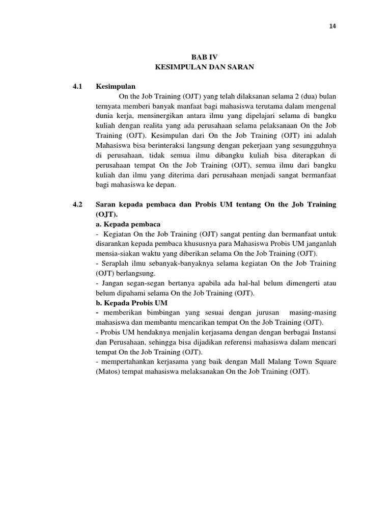 Bab IV Kesimpulan Dan Saran | PDF | Seni
