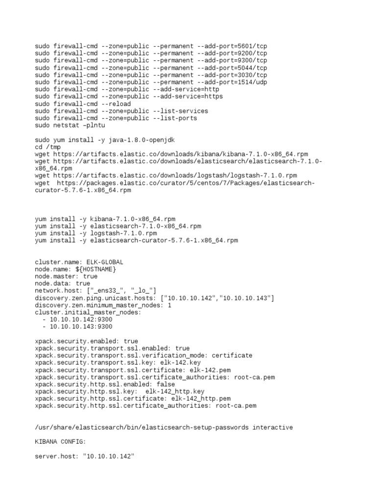 Working Configuration of ELK | PDF | Transport Layer Security | Domain Name System