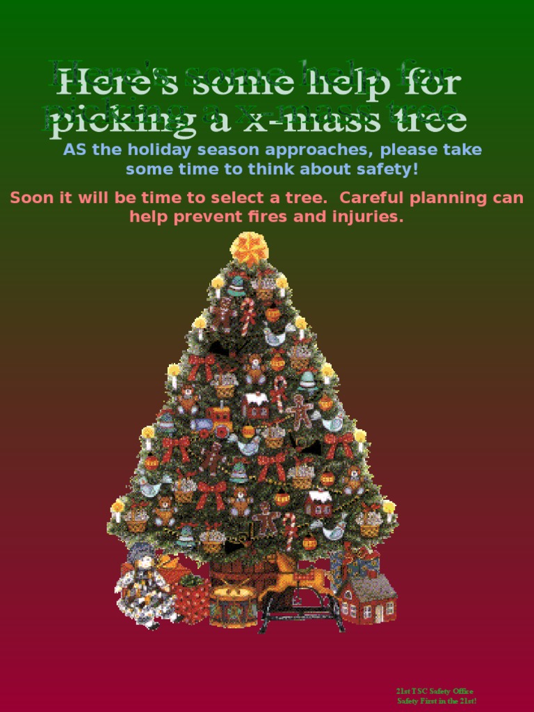 Christmas Tree Safety | PDF